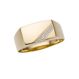 Firetti Ring Herren Gr&ouml;&szlig;e 60 gold / wei&szlig;