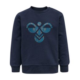 Hummel Sweatshirt 'CITRUS' Jungen Gr&ouml;&szlig;e 62 blau / dunkelblau / orange
