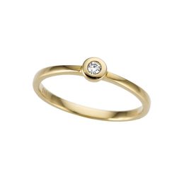 Firetti Goldring Damen Gr&ouml;&szlig;e 50/51 gold