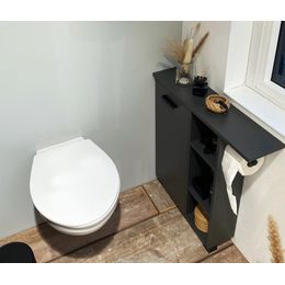Tchibo - Nischenschrank &raquo;Katta&laquo; - 70,5x17x74,5cm - anthrazit -