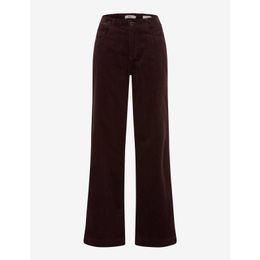 Brax Damen Cordhose Style MAINE BLACKBERRY VIOLET, dunkles lila, Gr. 40