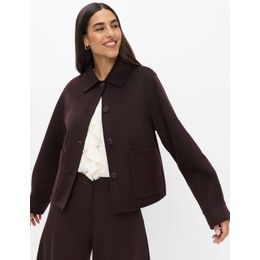 Brax Damen Jacke Style HANNAH brunette, dunkelbraun, Gr. 38