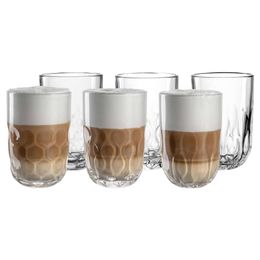 Leonardo Latte Macchiato Gl&auml;ser-Set (1/2/3) Gocce 60 ml 6er Set