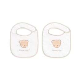 Kikkaboo Babyl&auml;tzchen 2er Set Dream Frottee Waffelpique, Druckknopf, Baumwolle beige