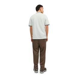 Jack & Jones Jack & Jones Poloshirt BLUWIN Polo Kurzarmshirt mit Kontrastdetails und Stickerei
