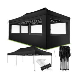TecTake&reg; Pavillon, mit Aluminiumgestell, wasserdicht und mit UV-Schutz, inklusive Spannseile, Heringe und Tragetasche