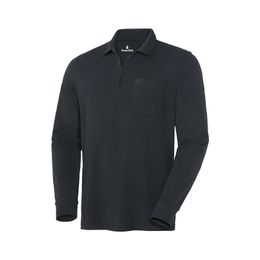 Jacques Britt Herren Polohemd langarm mit Zipp