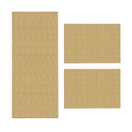 Karat Sisal-Bettumrandung Sylt 3-teilig Natur