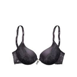 Lascana Push-up-BH schwarz Gr. 75A. Mit Integriertem Kissen und mit B&uuml;gel