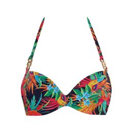 Marlies Dekkers Bikini-Oberteil "Hula Haka" in Bunt - 76% | Gr&ouml;&szlig;e 80C | Damen-bademode