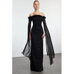 Trendyol Kleid in Schwarz - 60% | Gr&ouml;&szlig;e 38 | Damen-kleider