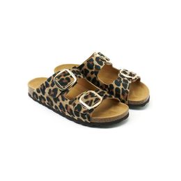 Mandel Pantoletten 'Alberto" in Beige/ Braun - 53% | Gr&ouml;&szlig;e 39 | Damen-pantoletten