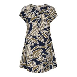 Jacqueline de Yong JDY Kleid "Troya" in Dunkelblau/ Khaki - 46% | Gr&ouml;&szlig;e XS | Damen-kleider