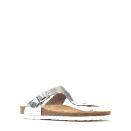 Sunbay Zehentrenner "Camelia" in Silber - 64% | Gr&ouml;&szlig;e 38 | Damen-sandalen