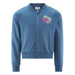 happy girls by Eisend Sweatjacke in Blau - 44% | Gr&ouml;&szlig;e 146 | Kinder-sweatshirts-jacken