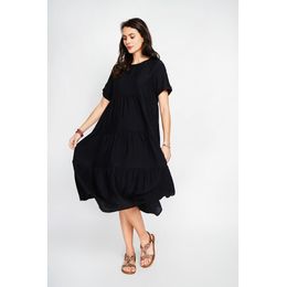 Le Jardin du Lin Kleid in Schwarz - 64% | Gr&ouml;&szlig;e 42 | Damen-kleider