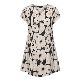 Jacqueline de Yong JDY Kleid "Troya" in Beige/ Schwarz - 16% | Gr&ouml;&szlig;e XS | Damen-kleider