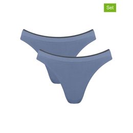 Sloggi 2er-Set: Slips "Go Sense" in Hellblau - 41% | Gr&ouml;&szlig;e S | Damen-unterteile