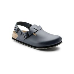 Birkenstock Leder-Clogs "Tokyo" in Dunkelblau - 35% | Gr&ouml;&szlig;e 38 | Damen-pantoletten