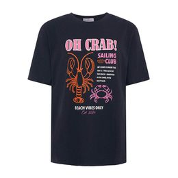 Zwillingsherz Shirt "Oh Crab" in Dunkelblau - 52% | Gr&ouml;&szlig;e S | Damen-tops