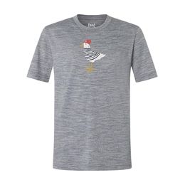 super.natural Trainingsshirt "Johnny" in Grau - 42% | Gr&ouml;&szlig;e 110 | Kinder-oberteile