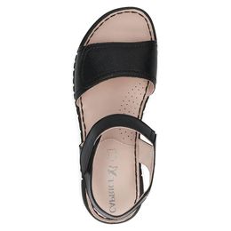 Caprice Leder-Sandalen in Schwarz - 36% | Gr&ouml;&szlig;e 39 | Damen-sandalen