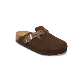 Birkenstock Leder-Clogs "Boston" in Braun - 29% | Gr&ouml;&szlig;e 40 | Damen-pantoletten