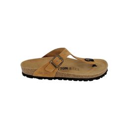 BAYTON Leder-Zehentrenner "Mercure" in Hellbraun - 57% | Gr&ouml;&szlig;e 42 | Damen-sandalen