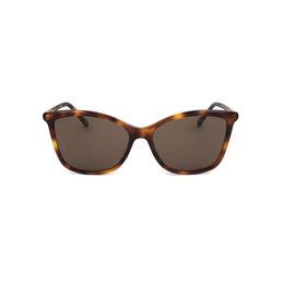 Jimmy Choo Damen-Sonnenbrille in Gold/ Braun - 55% | Gr&ouml;&szlig;e 56 | Damen-brillen