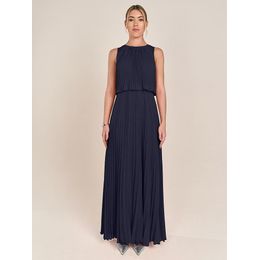 Apart Plisseekleid in Dunkelblau - 73% | Gr&ouml;&szlig;e 40 | Damen-kleider