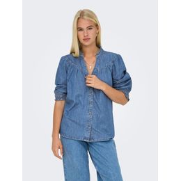 Only Jeans-Bluse in Blau - 52% | Gr&ouml;&szlig;e M | Damen-blusen