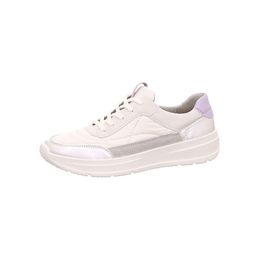 Legero Leder-Sneakers "Sprinter" in Creme/ Silber/ Lila - 46% | Gr&ouml;&szlig;e 38,5 | Damen-sneakers