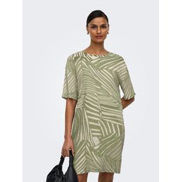 Jacqueline de Yong JDY Kleid "Debbie" in Gr&uuml;n/ Beige - 15% | Gr&ouml;&szlig;e S | Damen-kleider