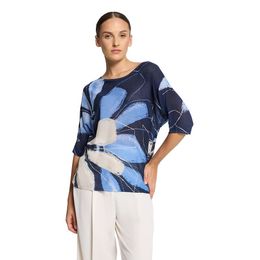 BETTY & CO BETTY & CO Pullover in Dunkelblau/ Hellblau/ Creme - 62% | Gr&ouml;&szlig;e 42 | Damen-pullover-cardigans