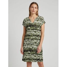 Heine Kleid in Schwarz/ Khaki - 75% | Gr&ouml;&szlig;e 36 | Damen-kleider
