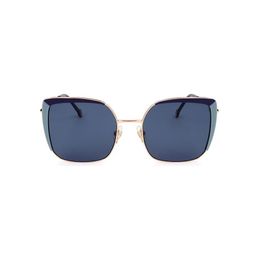 Carolina Herrera Damen-Sonnenbrille in Gold/ Blau - 63% | Gr&ouml;&szlig;e 57 | Damen-brillen