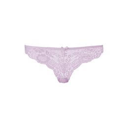 Lascana String violett Gr. 48/50 f&uuml;r Damen. Mit Schleife. K&ouml;rpernah