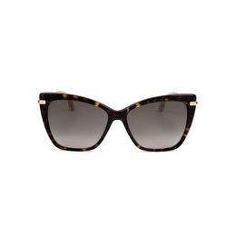 Jimmy Choo Damen-Sonnenbrille in Braun/ Gold - 63% | Gr&ouml;&szlig;e 57 | Damen-brillen