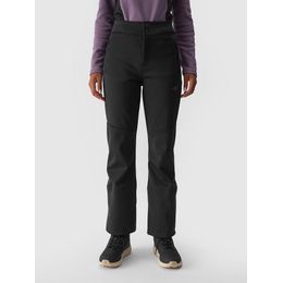 4F Softshell-Ski-/Snowboardhose in Schwarz - 58% | Gr&ouml;&szlig;e L | Damen-sporthosen