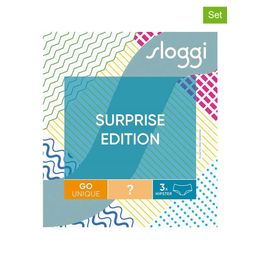 Sloggi 3er-Set: Slips ''Unique'' in Bunt - 31% | Gr&ouml;&szlig;e M | Damen-unterteile