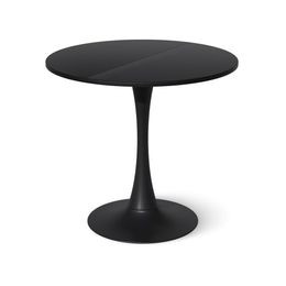 VICCO Esstisch, Schwarz, Holzwerkstoff, Rund, 80x73x80 cm, Esszimmer, Tische, Esstische