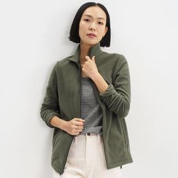 LANDS' END Anyweather Fleece-Jacke in Plus-Gr&ouml;&szlig;e, Damen, size: plus, Gr&uuml;n, Polyester, by Lands' End