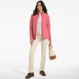 LANDS' END Anyweather Fleece-Jacke, Damen, size: regular, Rot, Polyester, by Lands' End