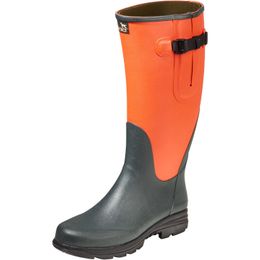 Parforce Essential Gummistiefel mit Neoprenfutter NEO-2 Orange / Oliv (Gr&ouml;&szlig;e: 41)