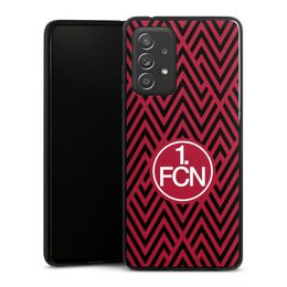 DeinDesign Galaxy A52s 5G Handy Slim Case extra d&uuml;nn Silikon Handyh&uuml;lle schwarz H&uuml;lle 1. Fcn Bundesliga 1. Fc N&uuml;rnberg Silikon Slim Case