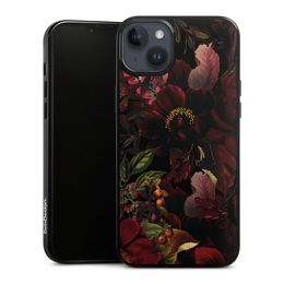 DeinDesign iPhone 14 Plus Handy Silikon H&uuml;lle Case schwarz Handyh&uuml;lle Flowers Meadow Utart