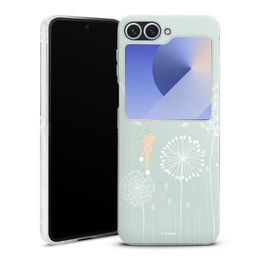 DeinDesign Galaxy Z Flip 6 Handy Hard Case Schutzh&uuml;lle transparent Smartphone Handy H&uuml;lle Dandelion Disney Tinkerbells Hard Case