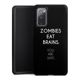 DeinDesign Galaxy S20 FE 5G Handy Panzer Handyh&uuml;lle robuste Outdoor H&uuml;lle Schutzh&uuml;lle gl&auml;nzend Zombie Statement Funny Tough Case