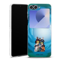 DeinDesign Galaxy Z Flip 6 Handy Hard Case Schutzh&uuml;lle transparent Smartphone Handy H&uuml;lle Naruto Shippuden Hokage Official Licensed Product Hard Case