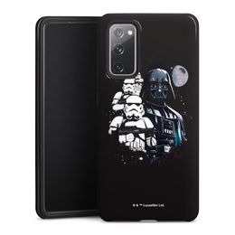 DeinDesign Galaxy S20 FE 5G Handy Panzer Handyh&uuml;lle robuste Outdoor H&uuml;lle Schutzh&uuml;lle gl&auml;nzend Star Wars Weltall Movie Tough Case